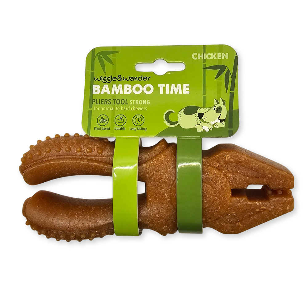 Wiggle & Wander Bamboo Chew - Pliers Tool - Petstop