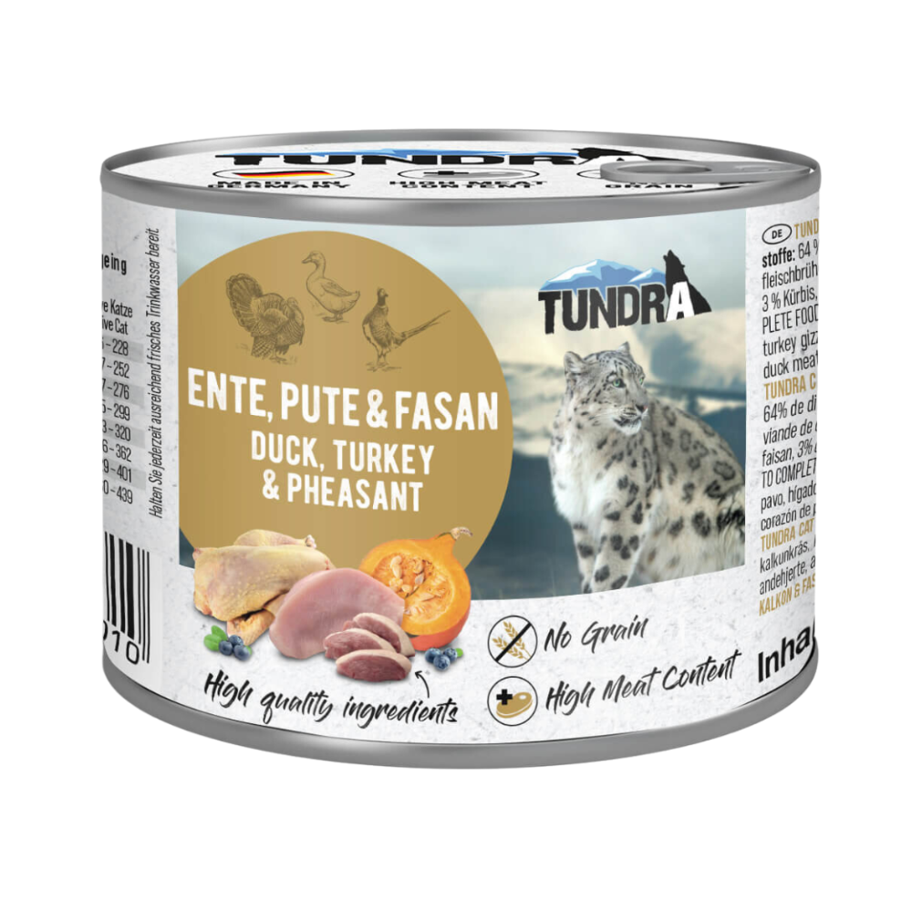 Tundra Cat Tin - Adult - Duck, Turkey & Pheasant - Petstop