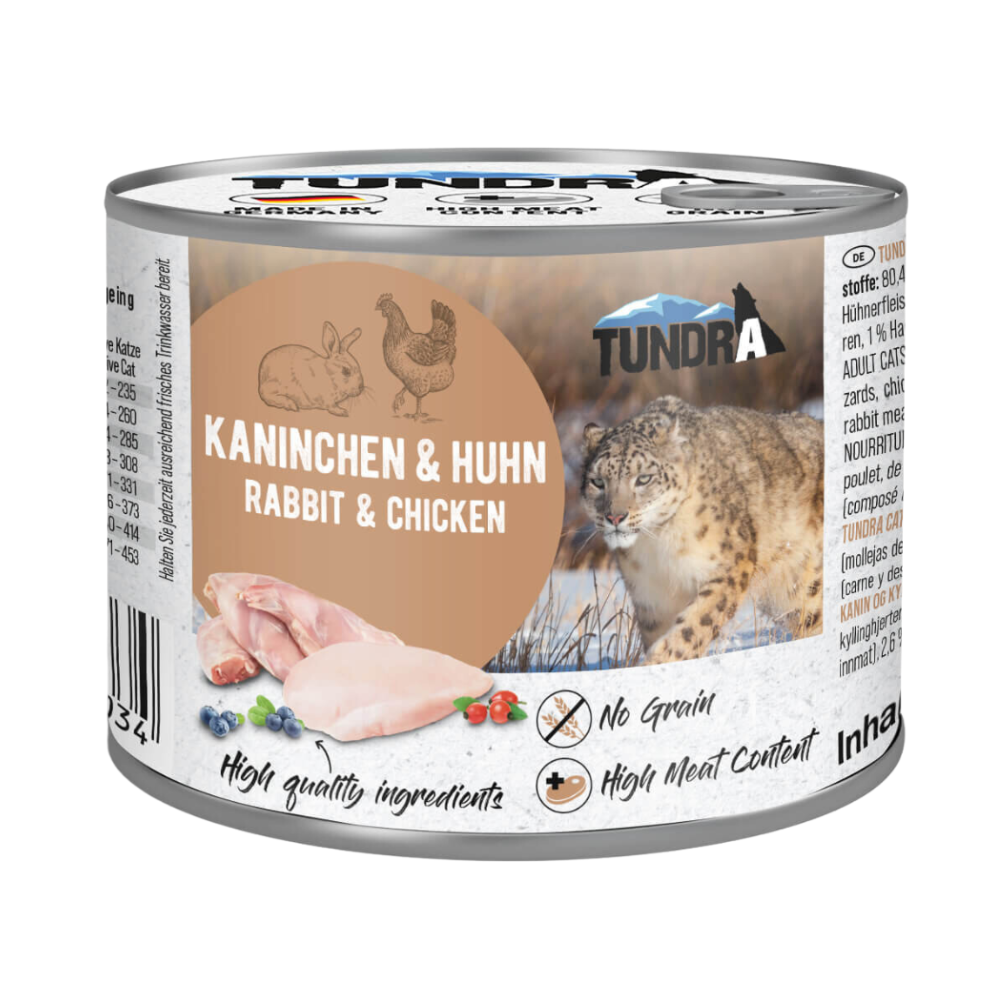 Tundra Cat Tin - Adult - Wild Rabbit & Chicken - Petstop