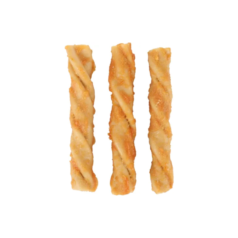 Zero Rawhide Small Twists, Chicken 3pcs - Petstop