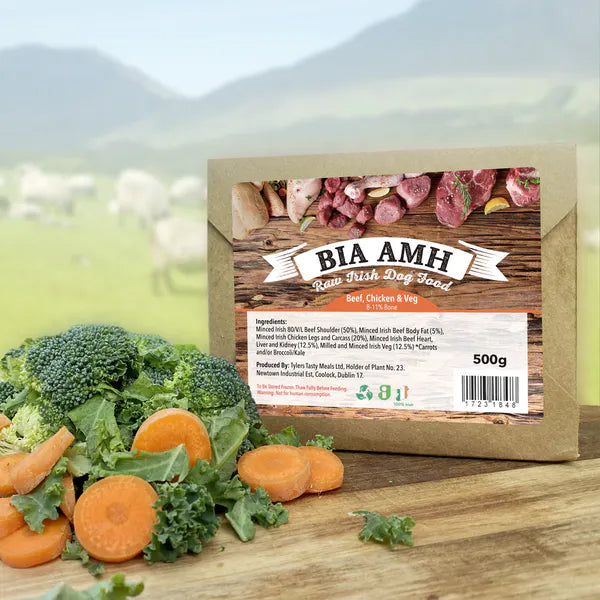 BIA AMH Raw Dog Food - Beef, Chicken & Veg - Petstop