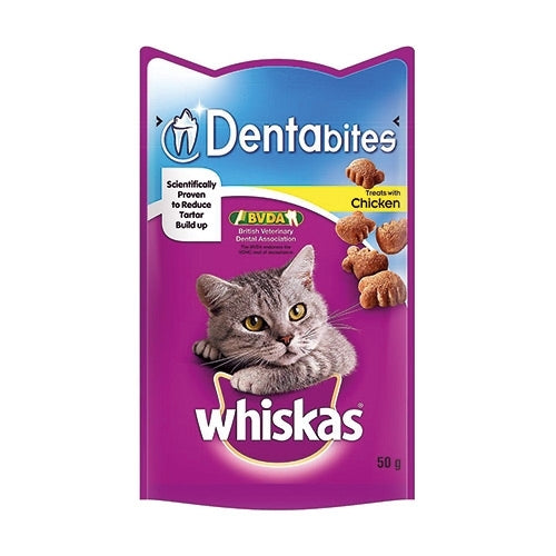 Whiskas Dentabites 50g Chicken - Petstop