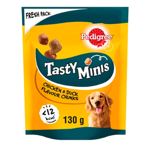 Pedigree Tasty Minis Chicken & Duck 130g - Petstop
