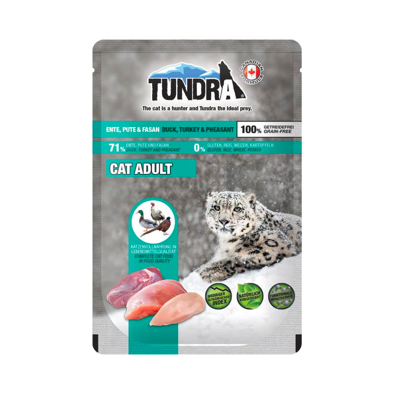 Tundra Cat Pouch Duck, Turkey & Pheasant 85g - Petstop